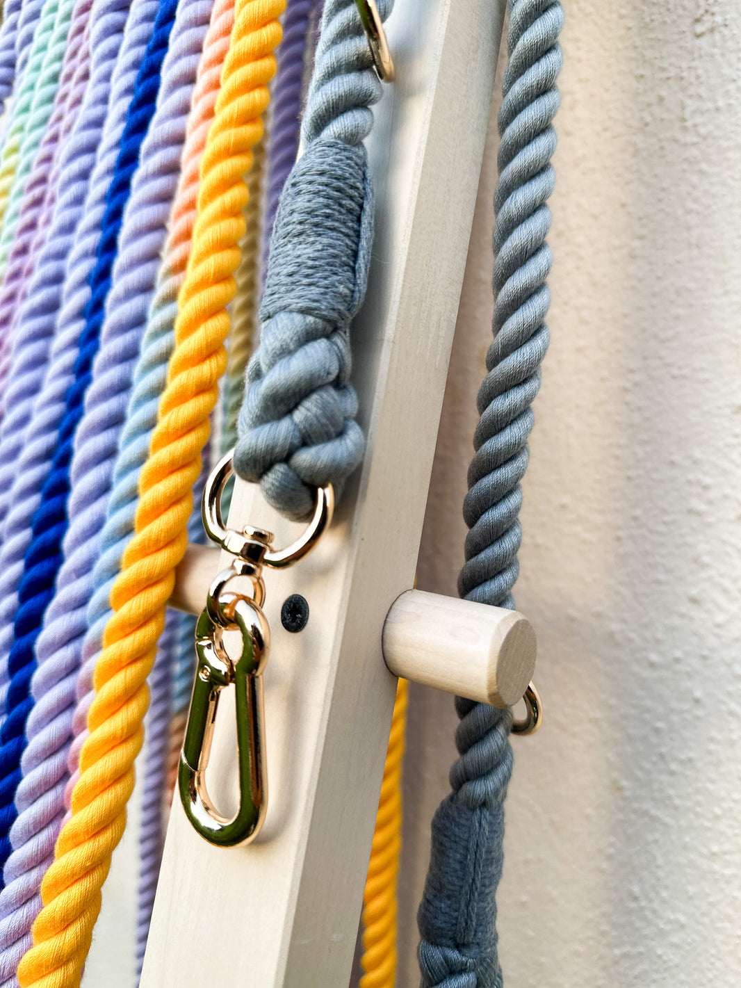 Adjustable Cotton Rope Leash | Lightweight Dog Leash | Hands Free | by ...